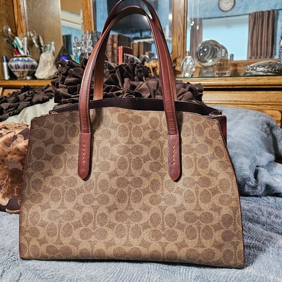 Coach | Bags | Coach Charlie Carry All Satchel Shoulder Bag Purse ...